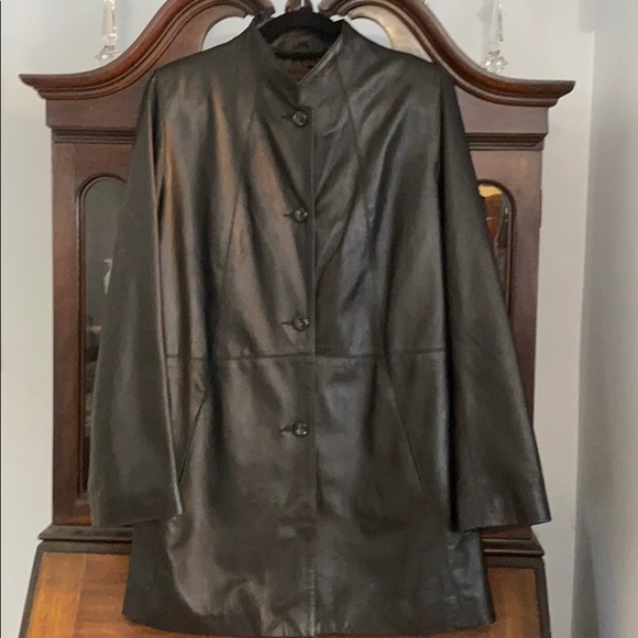 Marrakech | Jackets & Coats | Marrakech Cuir Luxurious Long Black ...